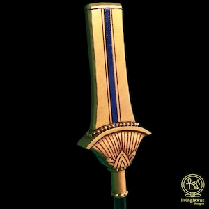 Ancient Egyptian Sekhem Sceptre of Power Replica - Handcrafted Ritual ...