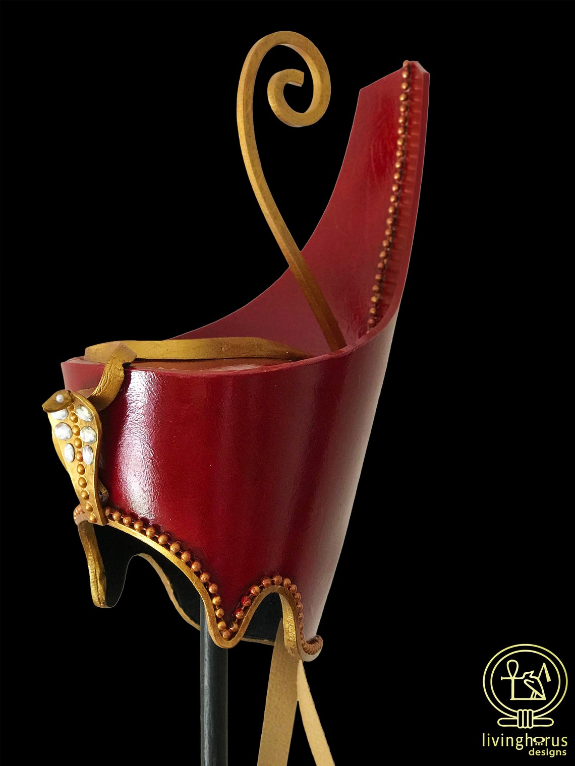 Ancient Egyptian Red Crown - Etsy