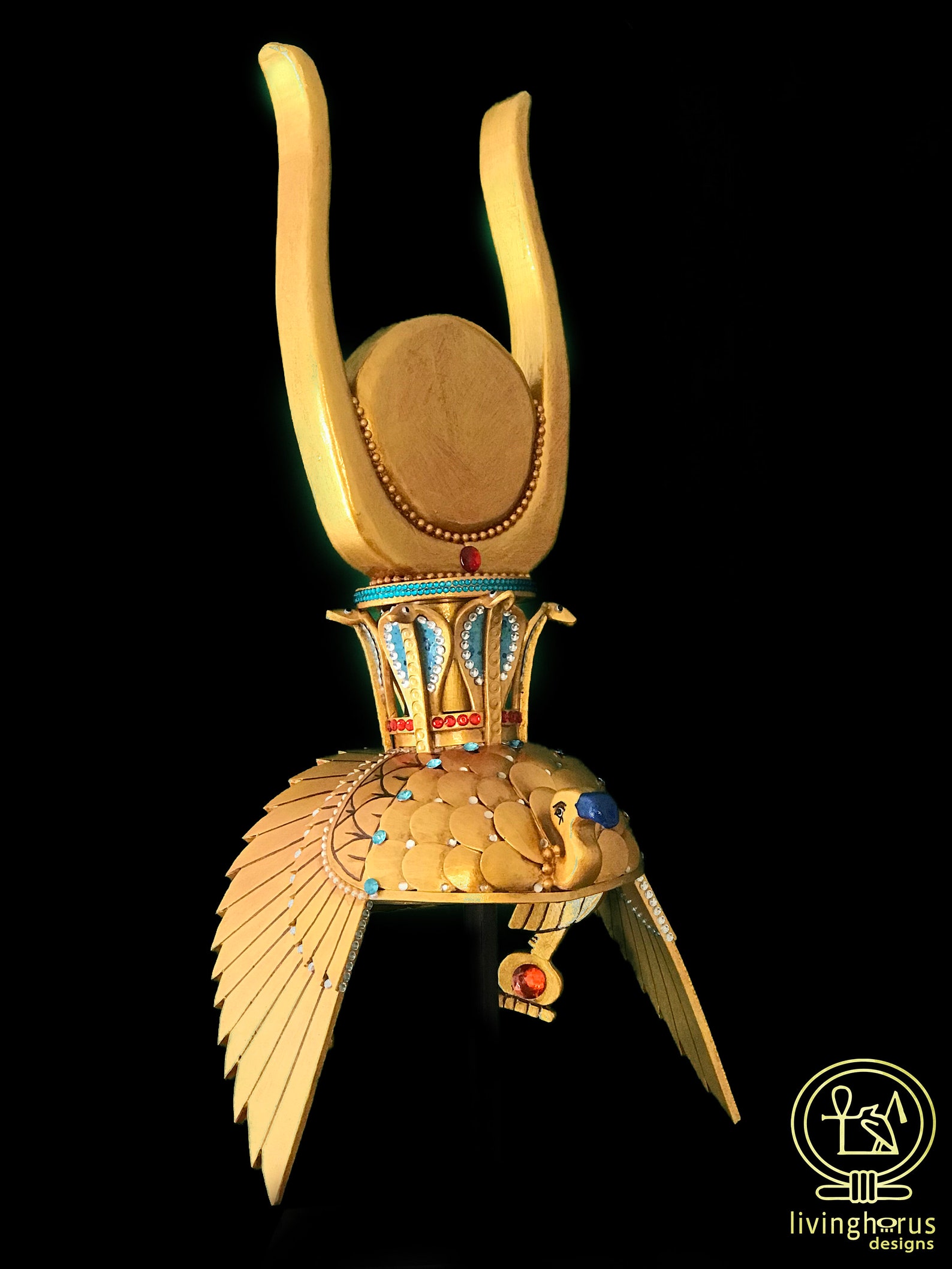 Crown of the Ancient Egyptian Goddess Hathor - Etsy