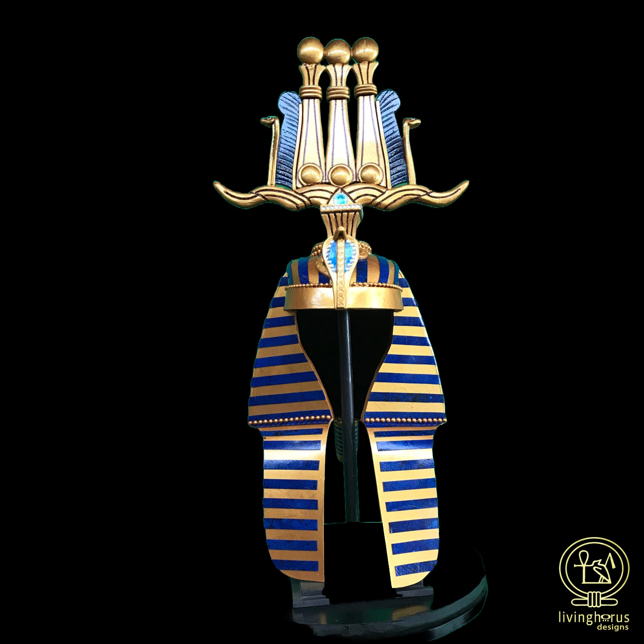 Ancient Egyptian Pharaoh Tutankhamun Hemhem Crown, King Tut - Etsy