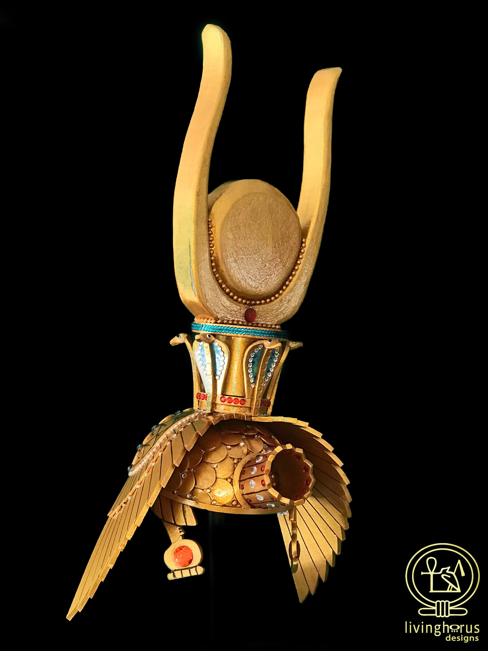 Crown of the Ancient Egyptian Goddess Hathor - Etsy