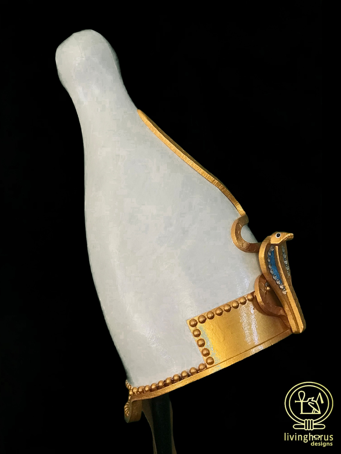 Ancient Egyptian Crown, Hedjet Crown, Pharaoh Crown - Etsy