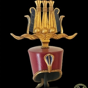 Ancient Egyptian Pharaoh Ptolemy Hemhem Crown - Etsy