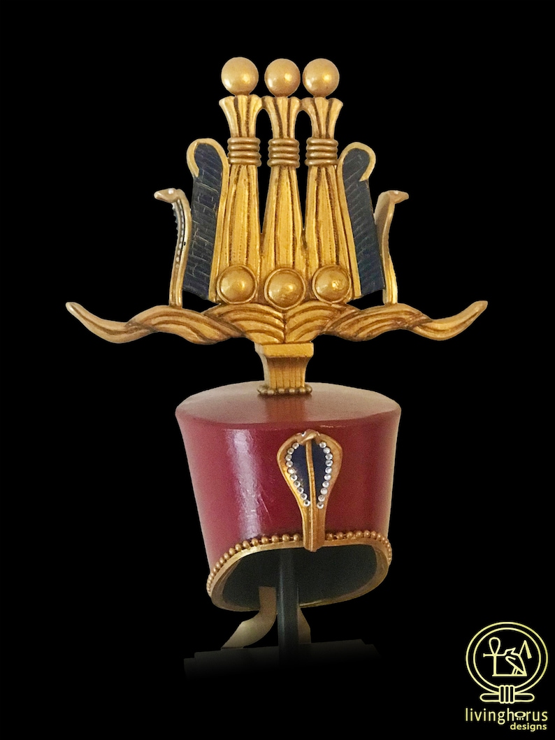 Ancient Egyptian Pharaoh Ptolemy Hemhem Crown - Etsy