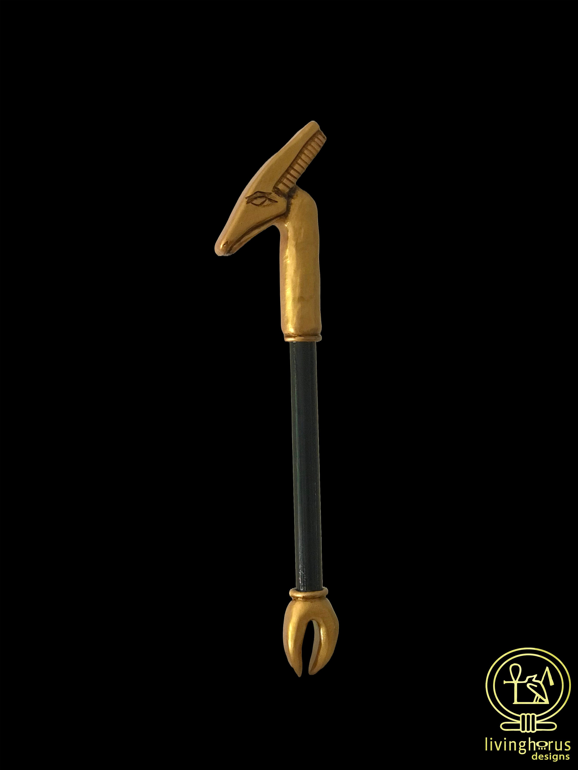 Ancient Egyptian Was Sceptre, Kemet, Pharaoh, Heka Magical Staff - Etsy