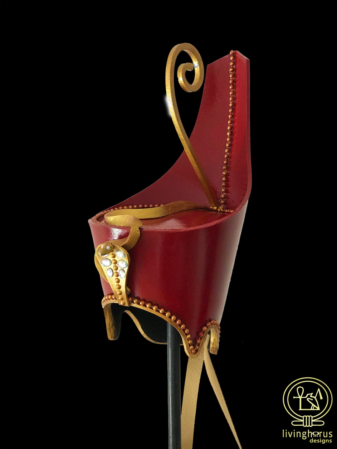Ancient Egyptian Red Crown - Etsy