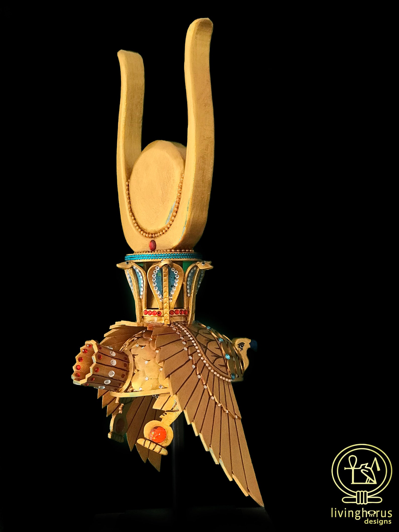 Crown of the Ancient Egyptian Goddess Hathor - Etsy