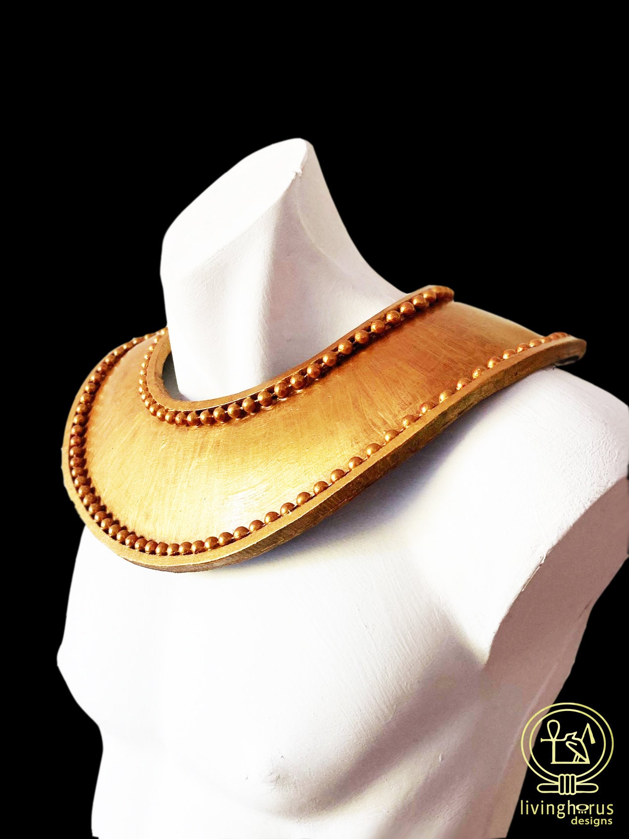Golden Ancient Egyptian Tutankhamun Usekh Collar - King Tut - Etsy