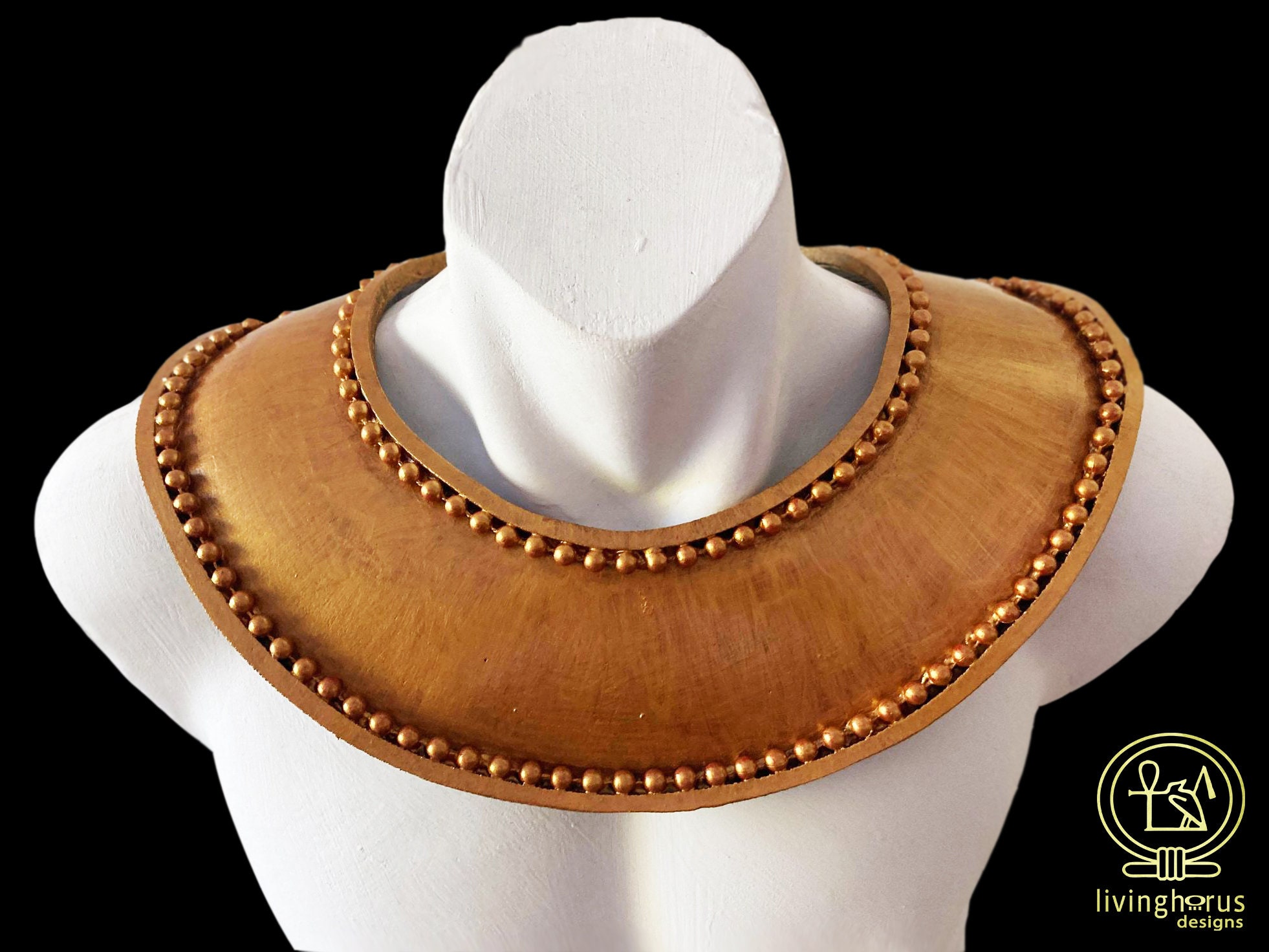 Golden Ancient Egyptian Tutankhamun Usekh Collar King Tut - Etsy