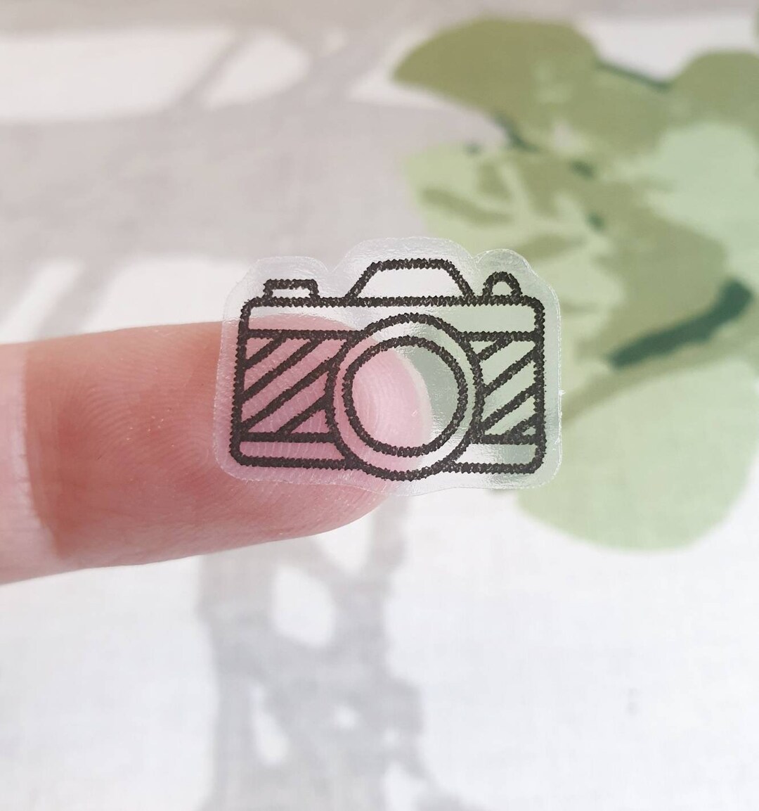 48 Clear Camera Stickers, Camera Planner Stickers, Photography Stickets ...