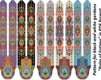 Pattern Beaded Gerdan in PDF Format Scheme Beaded Necklace - Etsy