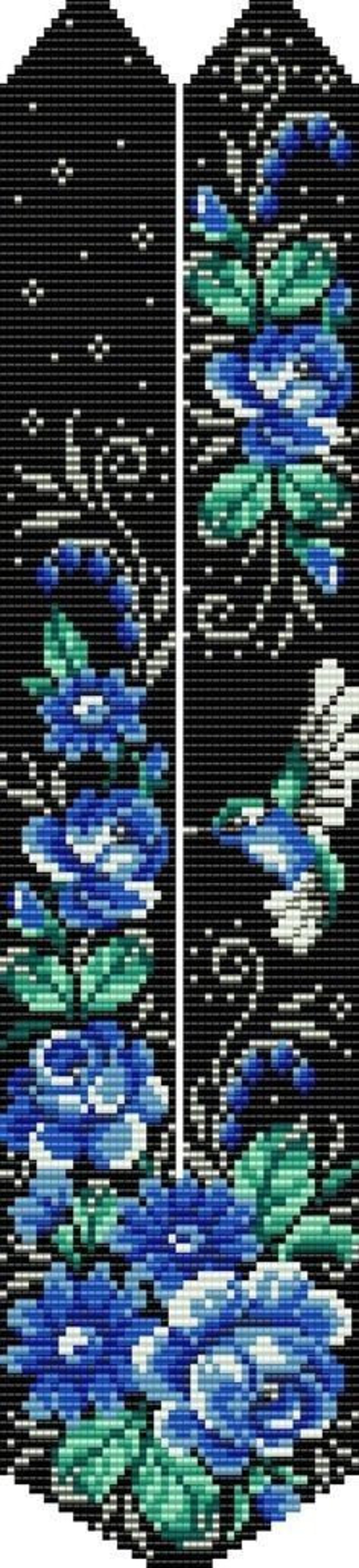 Pattern Beaded Gerdan in PDF Format, Scheme Beaded Necklace ...