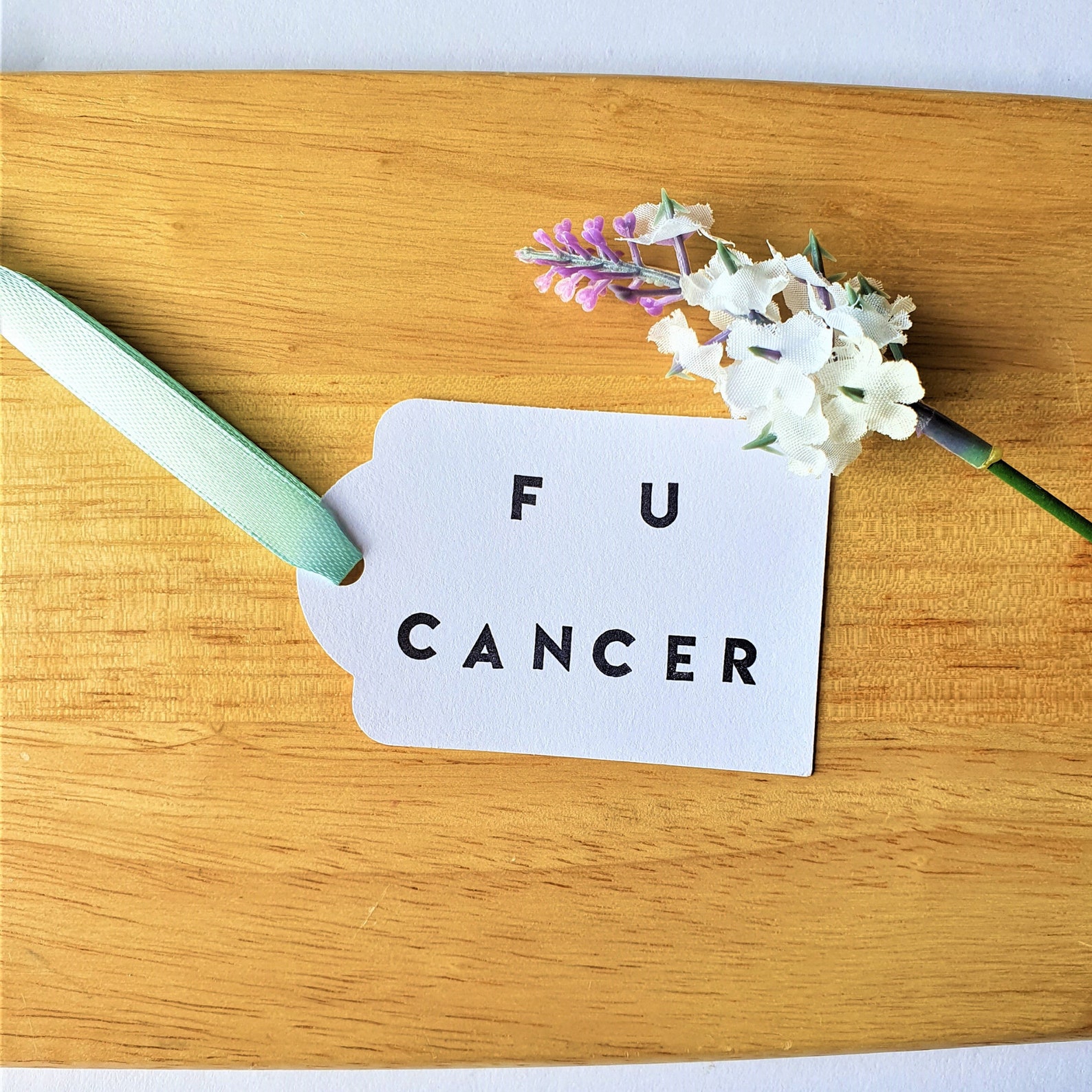Cancer Tag | F U Cancer | Cardsancraftsbysusie - Etsy Australia