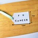 Cancer Tag F U Cancer Cardsancraftsbysusie - Etsy Australia