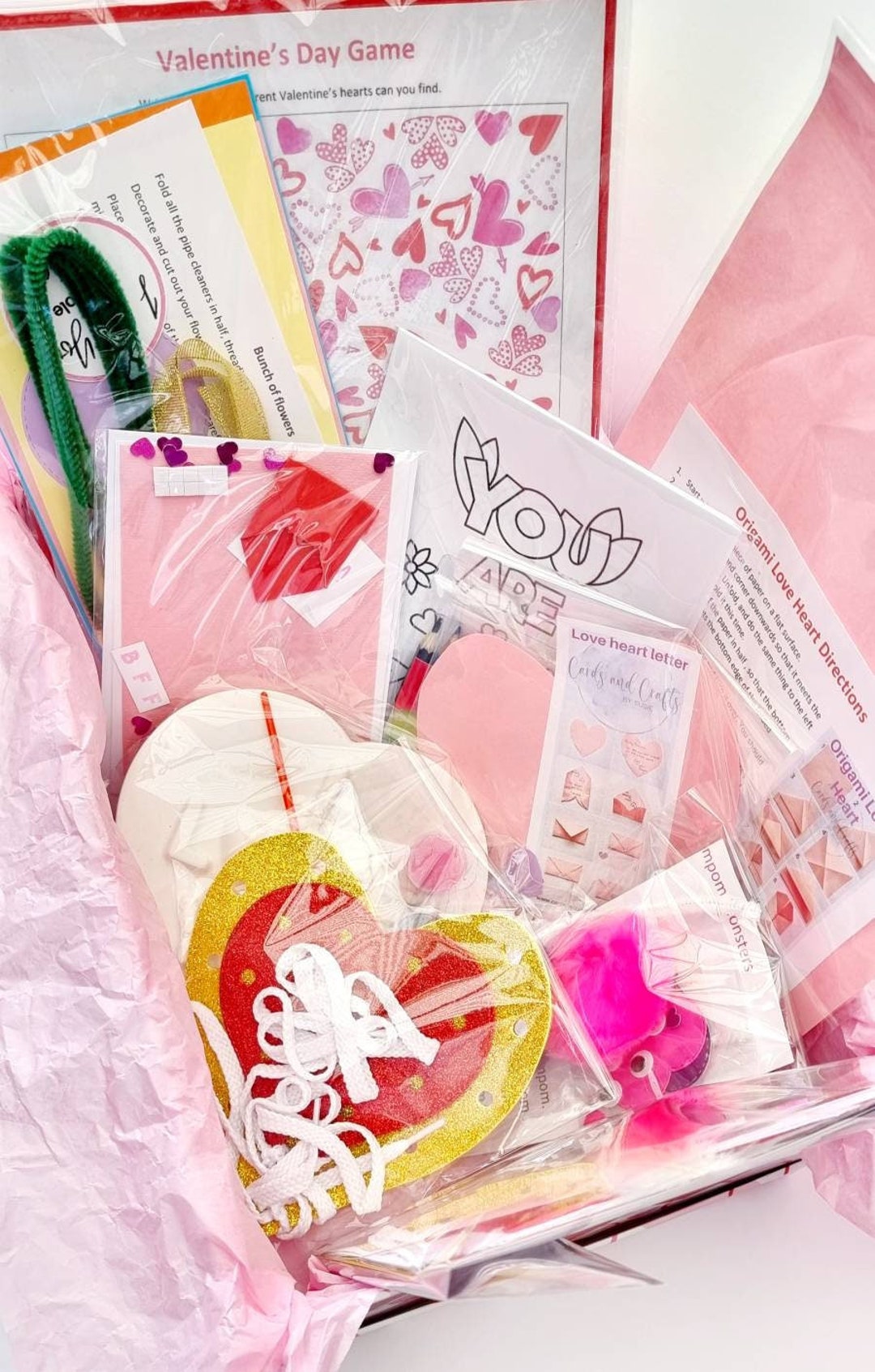 Love Themed Craft Box | Kids Activity Box | BFF Crafts ...