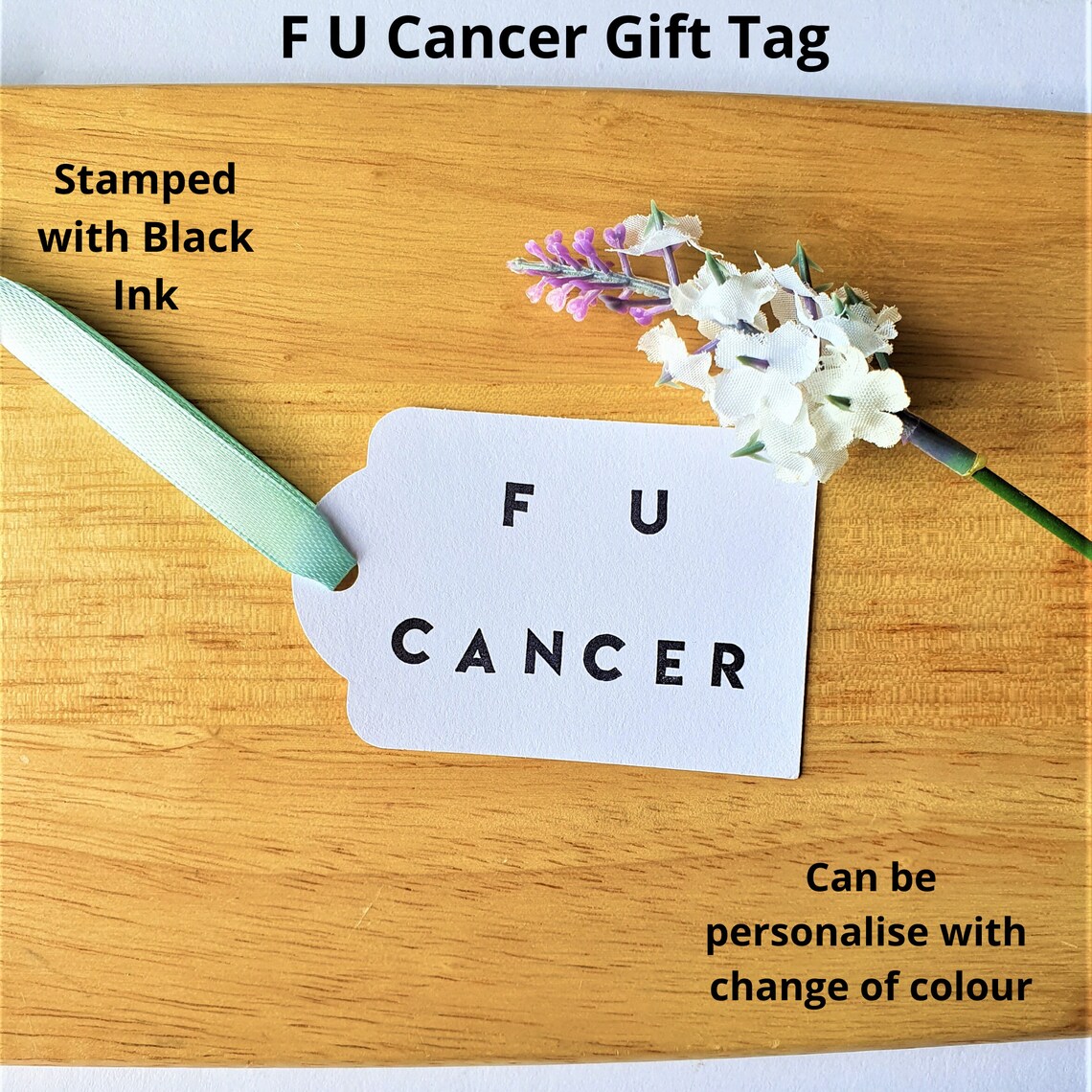 Cancer Tag F U Cancer Cardsancraftsbysusie - Etsy Australia