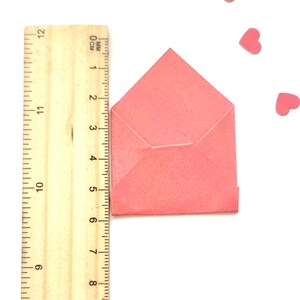 Red Mini Envelopes | Origami Envelopes | Cardsancraftsbysusie - Etsy