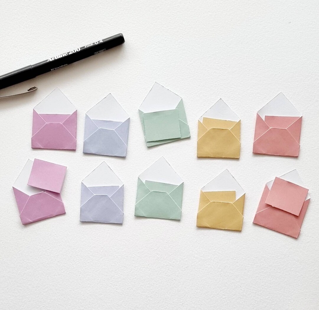 Mini Envelopes | Origami Envelopes | Cardsancraftsbysusie - Etsy