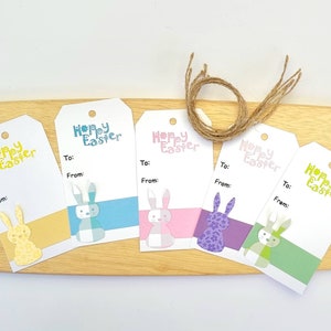 Easter Bunny Tags | Bunny Gift Tags | Easter Gift Tags ...