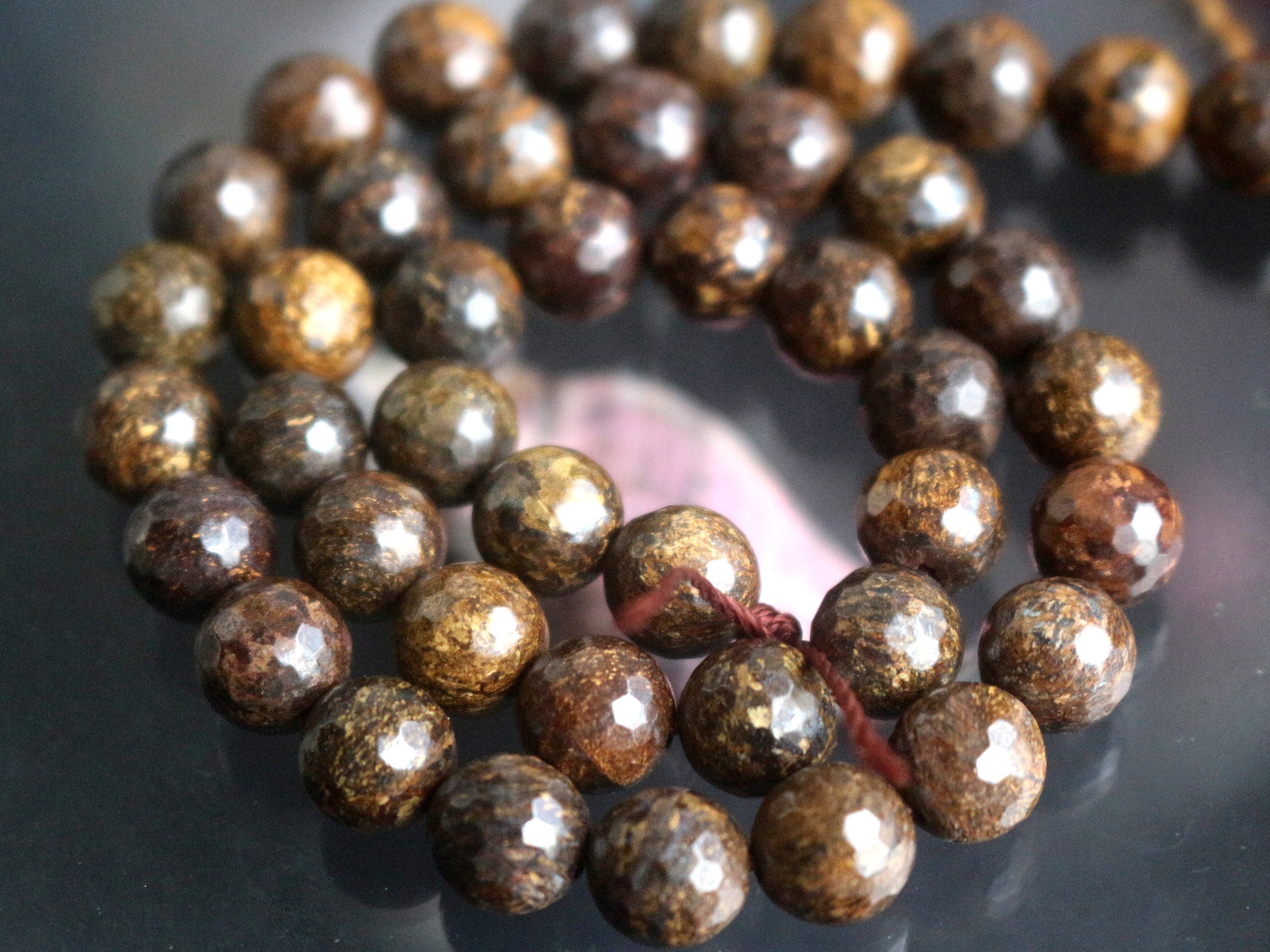 128 Faceted Bronzite Round Beads4mm 6mm 8mm 10mm 12mm 128 - Etsy