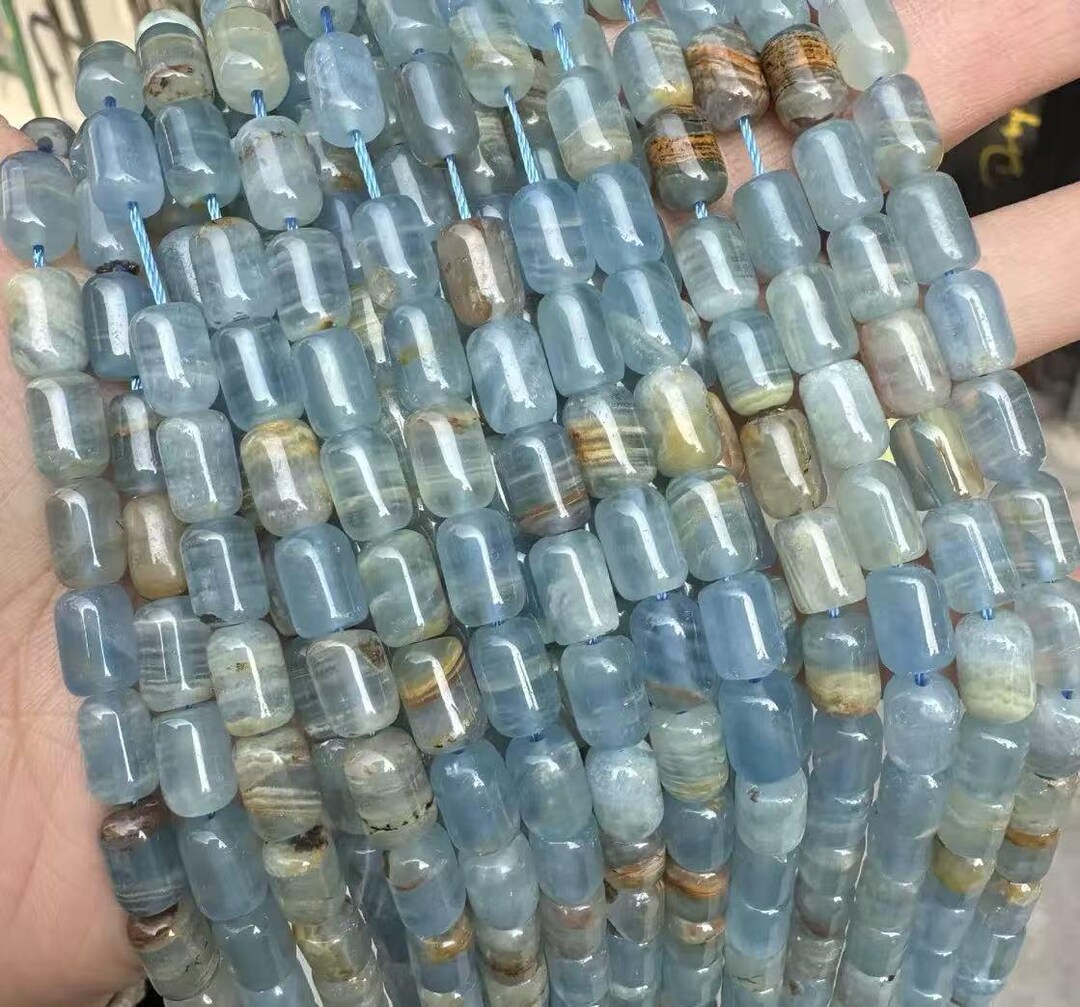 Natural Calcite Barrel Beads,6x9mm Calcite Beads,calcite Smooth Barrel ...