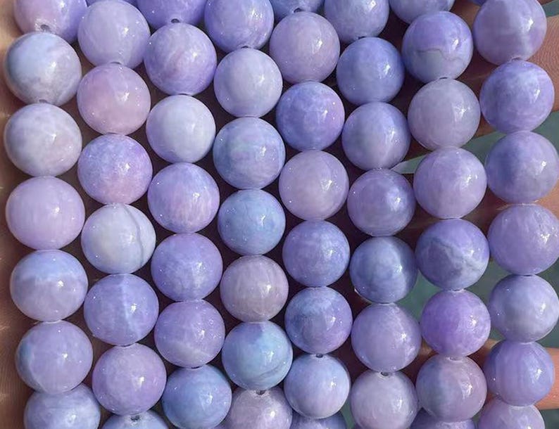 Lavender Jasper Beads, 6mm 8mm 10mm 12mm Lavender Jasper Smooth Round ...