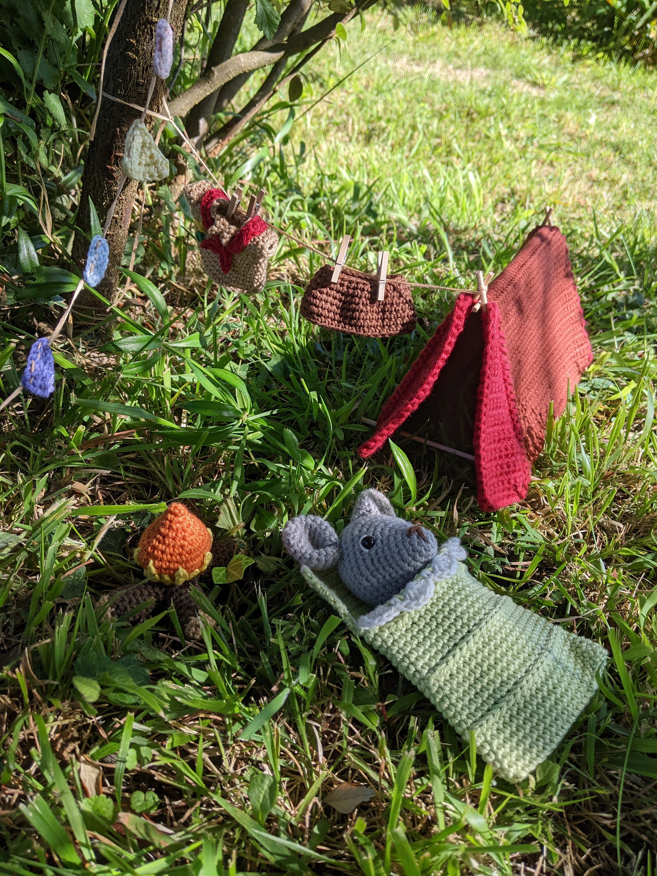 Crochet Pattern Camping Collection only the Mice - Etsy
