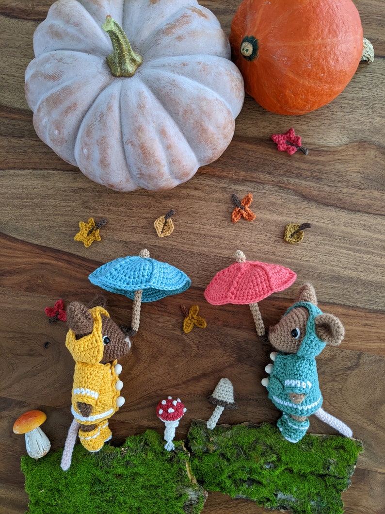 Crochet Pattern : Bundle Mouse Fall Collection the Mice - Etsy