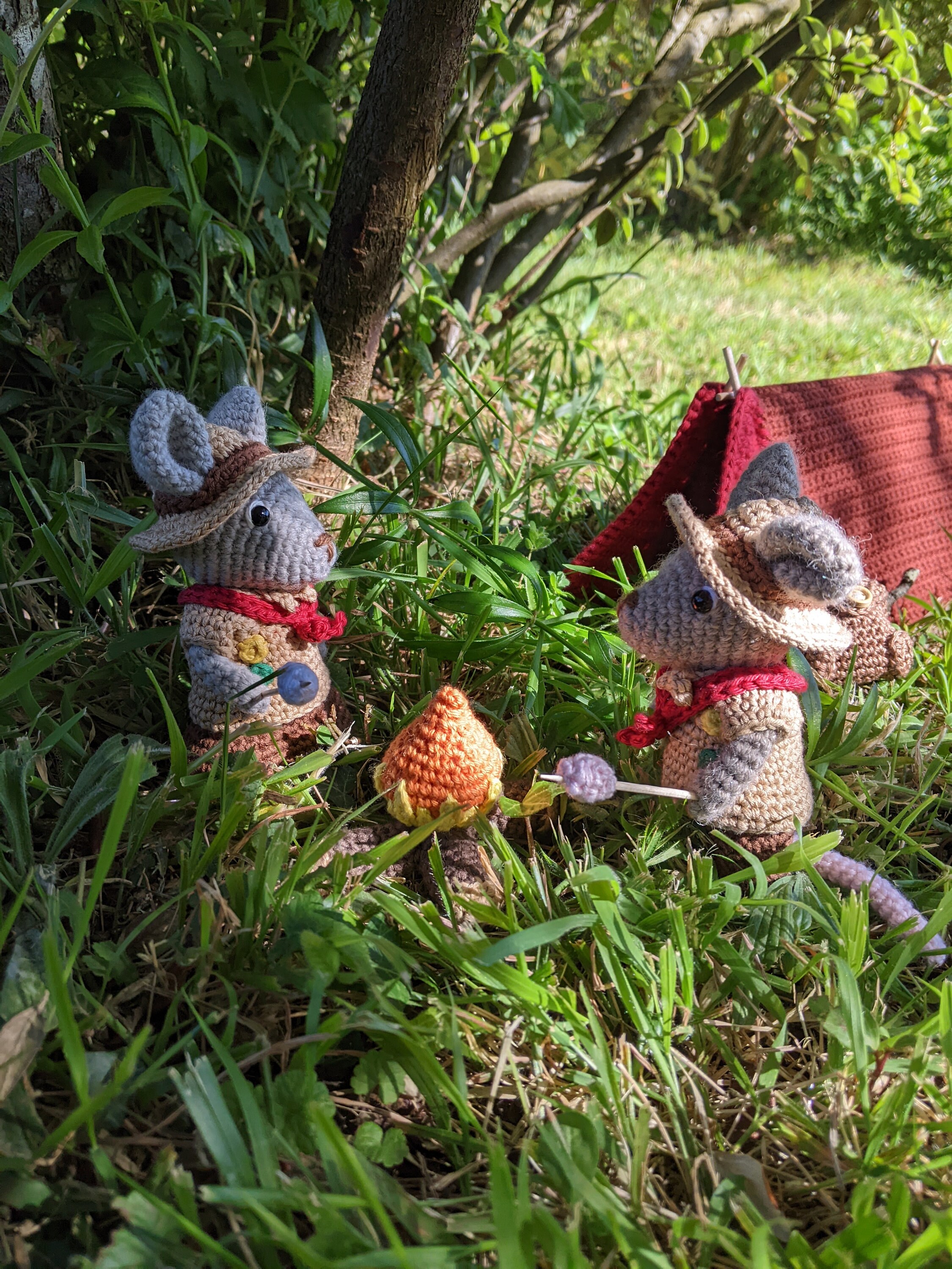 Crochet Pattern : Bundle Mouse + Camping Collection - the Mice Family ...