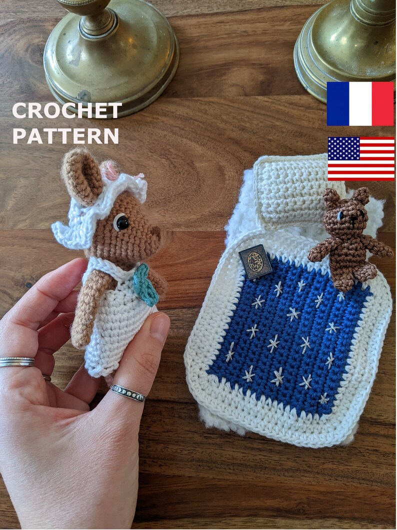 Crochet Pattern : Bundle Mouse Night Collection the Mice - Etsy