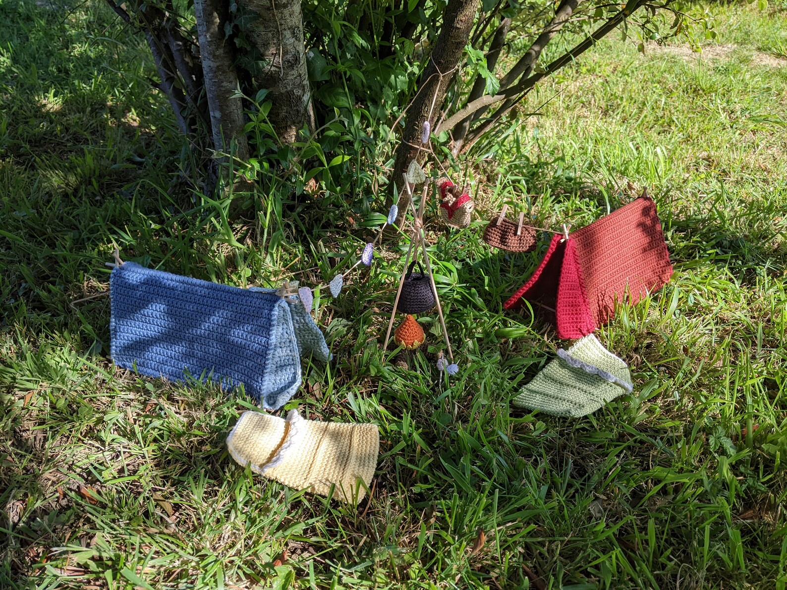 Crochet Pattern : Bundle Mouse + Camping Collection - the Mice Family ...
