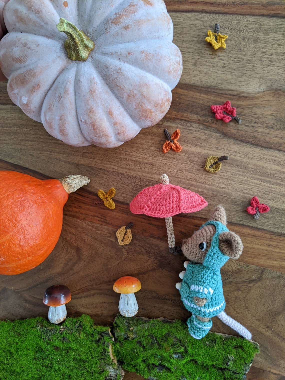 Crochet Pattern : Bundle Mouse Fall Collection the Mice - Etsy