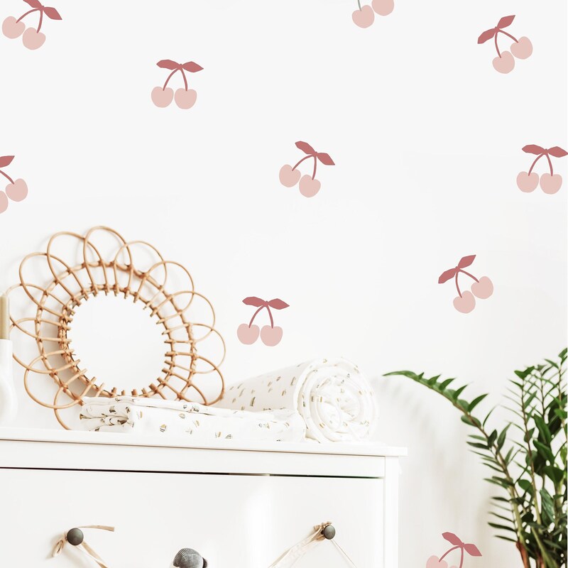 Cherry Wall Decals - Etsy