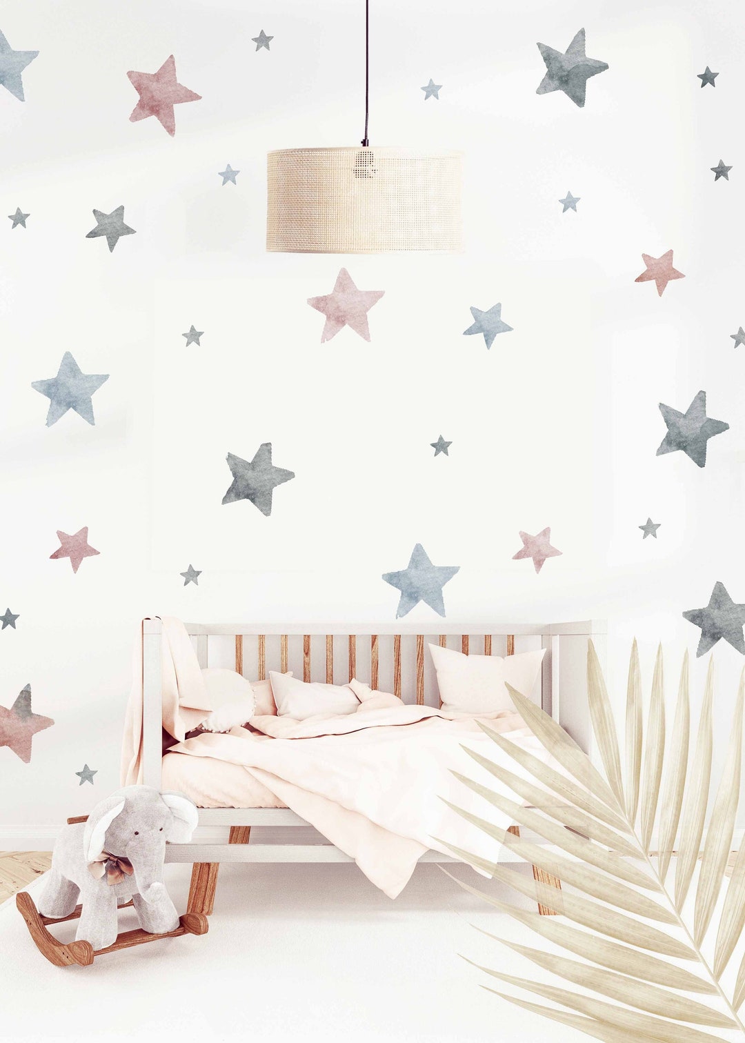 Star Wall Decal, Star Wall Stickers, Star Wallpaper, Stars for Nursery ...