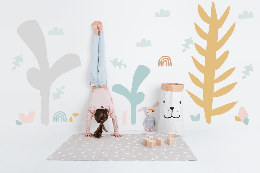 Jungle Wall Stickers, Jungle Wall Mural, Jungle Wallpaper, Jungle Wall ...