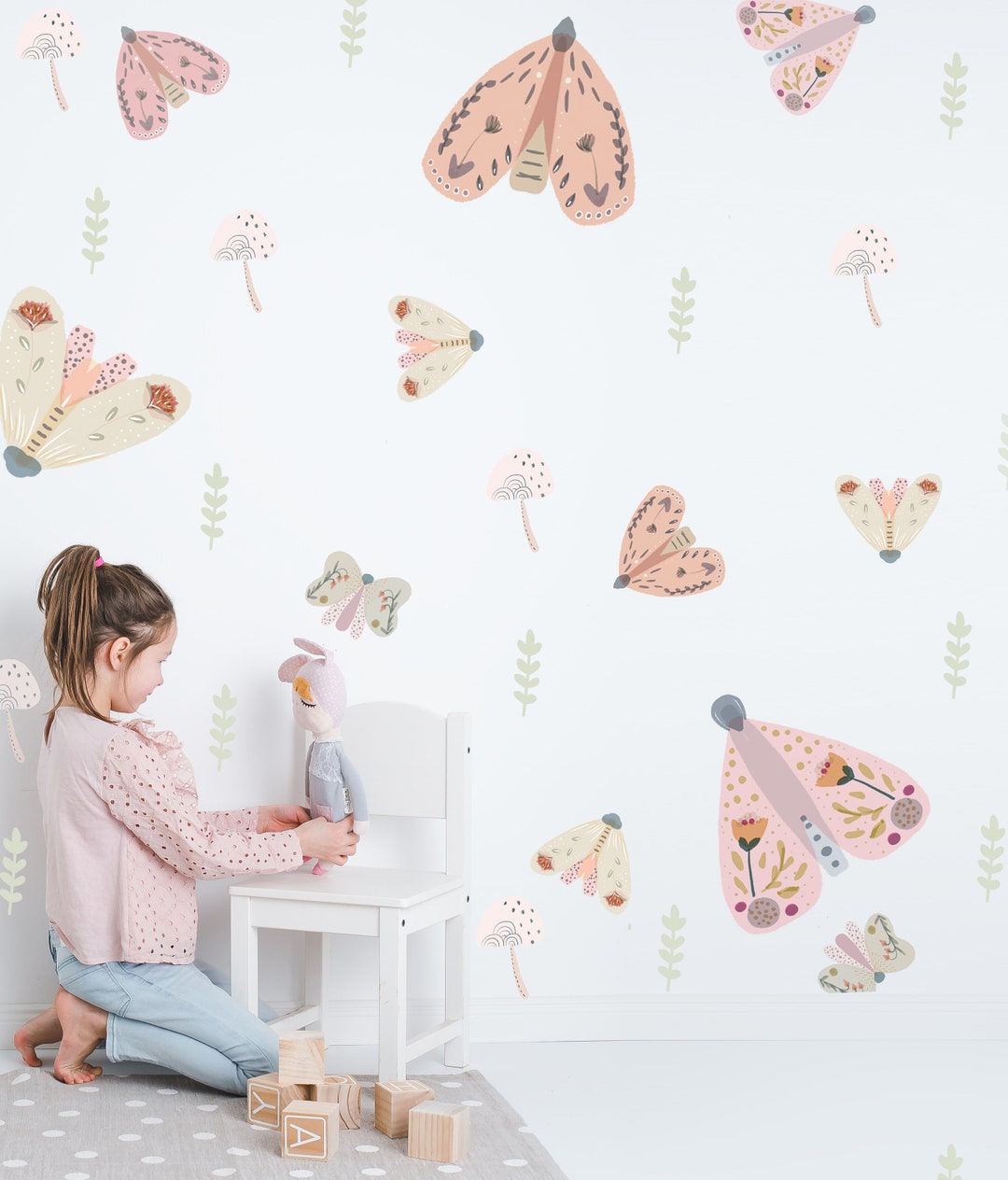 Butterfly Girls Bedroom Decor Girls Bedroom Nursery Wall - Etsy Canada