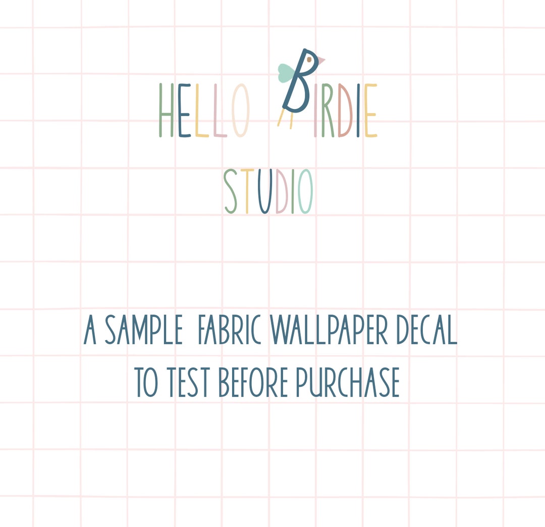 Fabric Decal Sample - Sample Decal - Sample Wall Sticker - Sample ...
