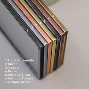 Large Black Glass Box Display Case Photo Anthracite Card Custom ...