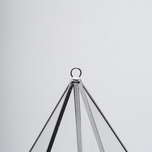 12x9x9" Silver Terrarium Containers Geometric Glass Large for Plants ...