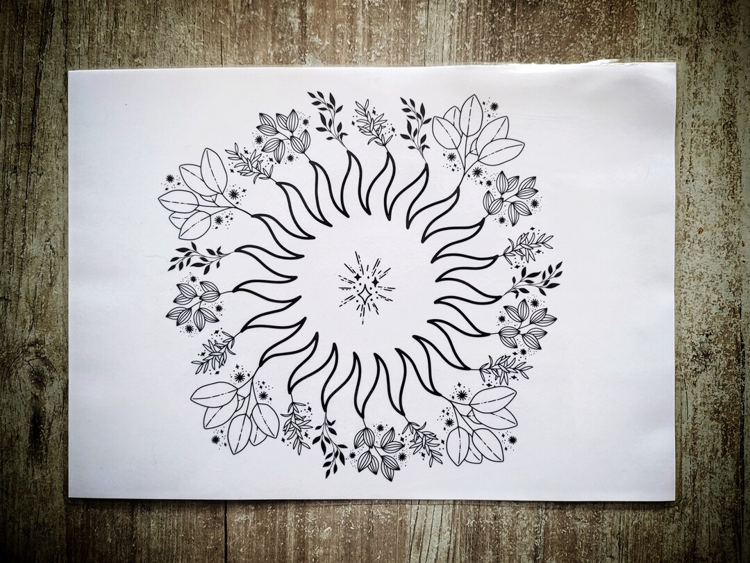 Poster A4 Energy of the Sun and Nature Mystical Magical Powers Esoteric ...