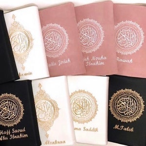 Personalised Leather Quran Cover Islamic Gift - Etsy