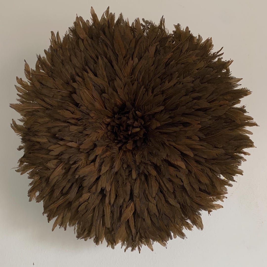 Juju Hat Coffee Brown for Wall Hangings and Decor| Bamileke African ...