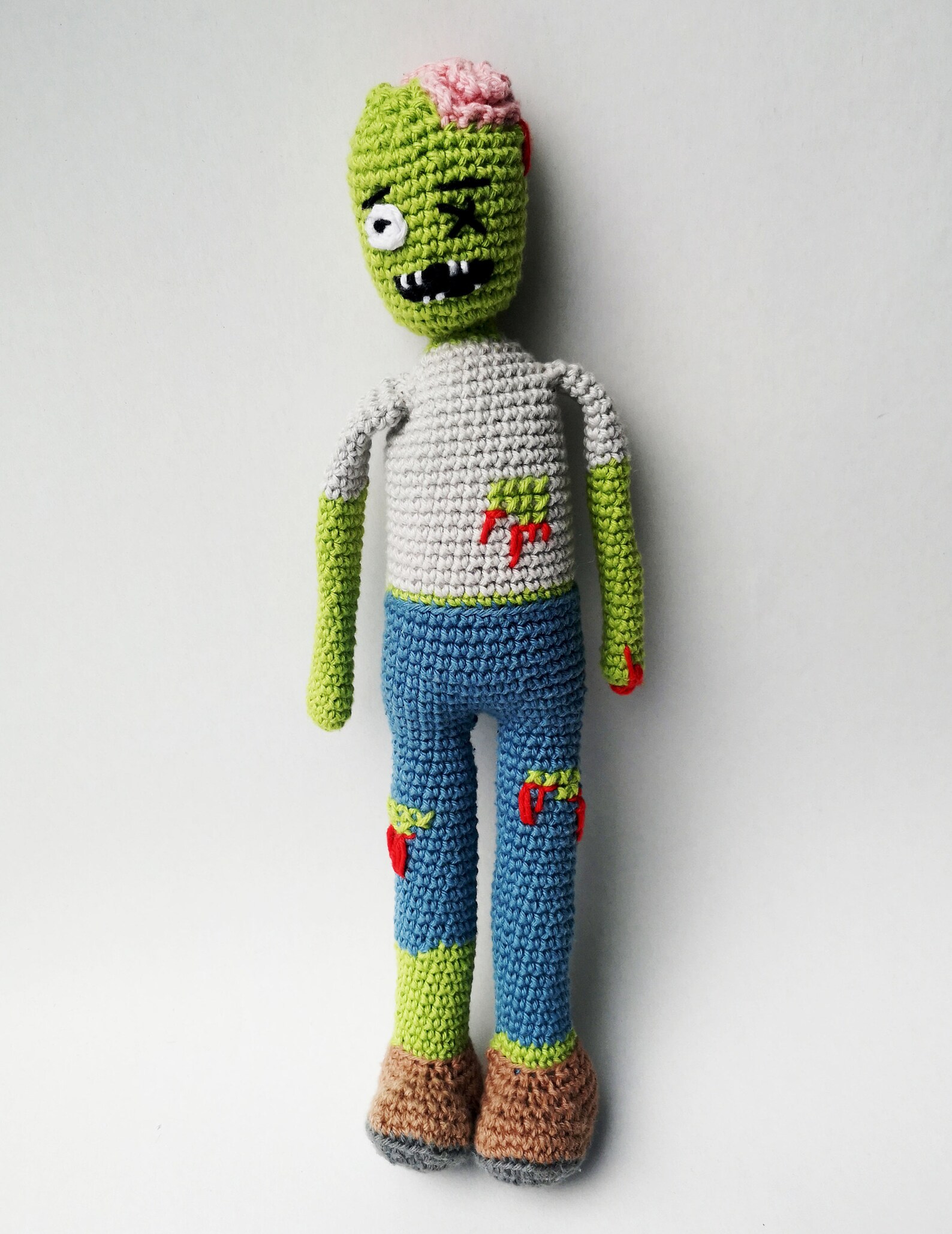 Crochet Pattern Zé the Zombie Amigurumi Doll / Crochet Toy / Crochet ...