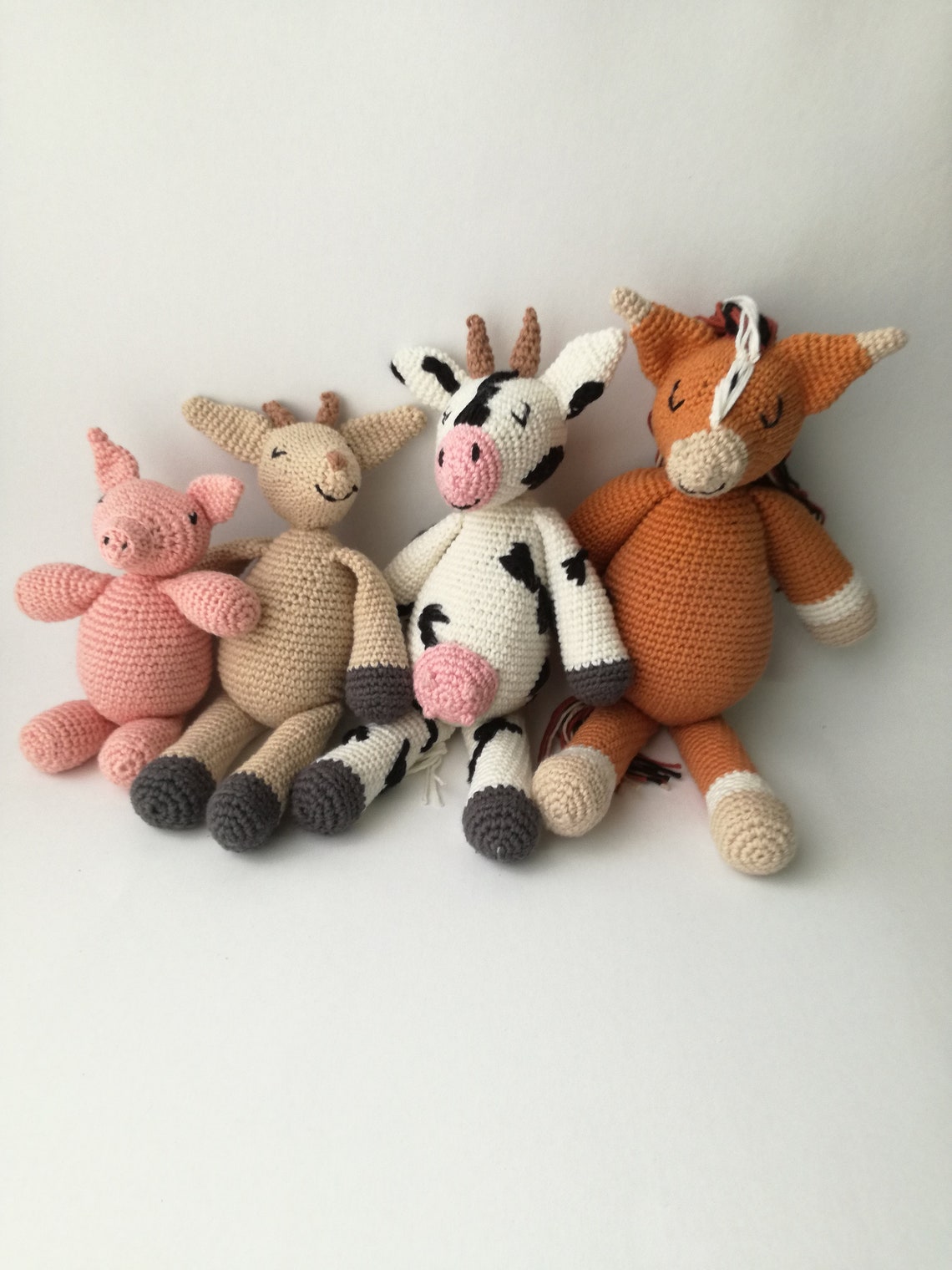 Crochet Pattern Bundle Farm Animals /amigurumi Tutorial Barn - Etsy Ireland