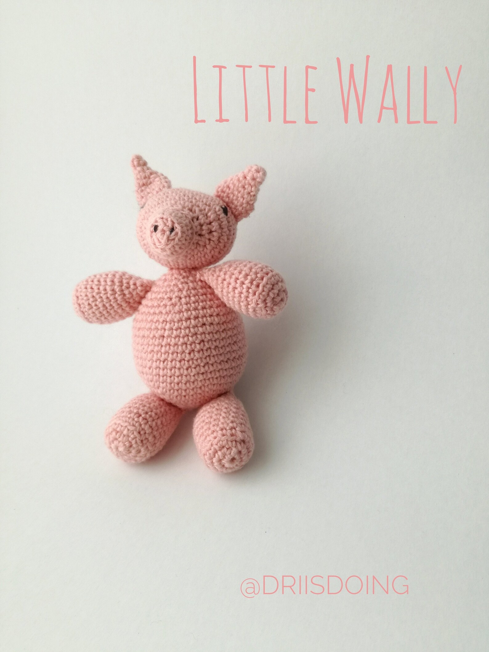 Crochet Pattern Little Wally the Pig / Amigurumi Toy Animal / - Etsy