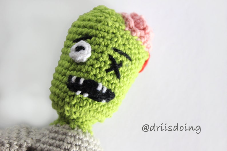 Crochet Pattern Zé the Zombie Amigurumi Doll / Crochet Toy / Crochet ...