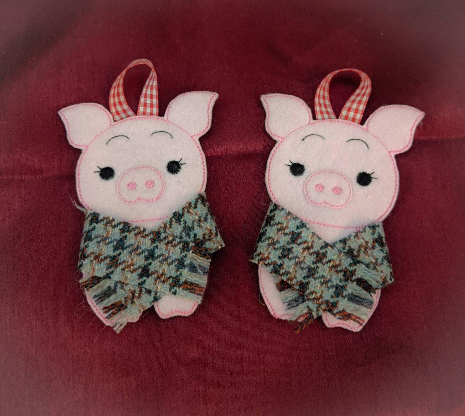 Pigs in Blankets Christmas Tree Decoration Hanging Ornaments - Etsy