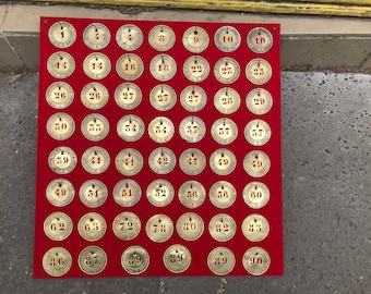 Locker Number Plate - Etsy