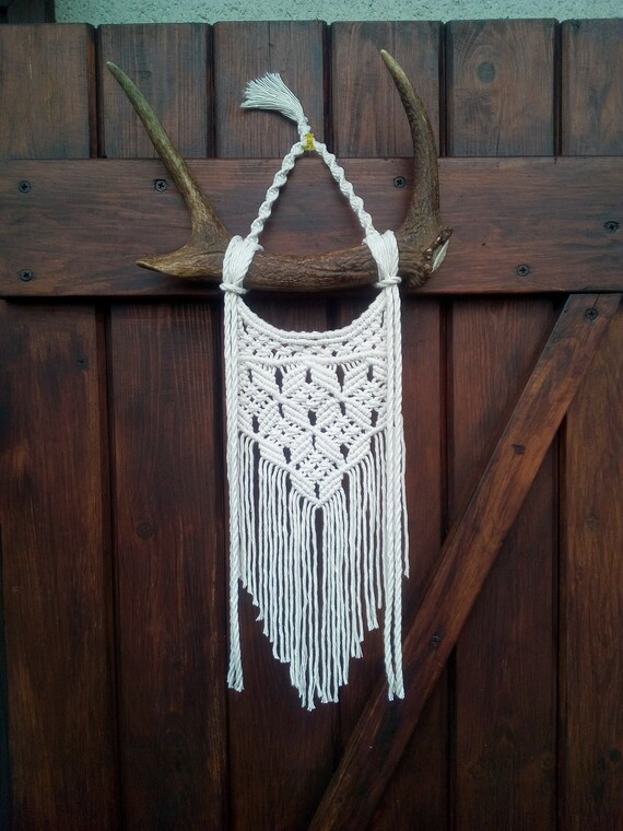 Deer Horn Macramè Wall Hanging - Etsy