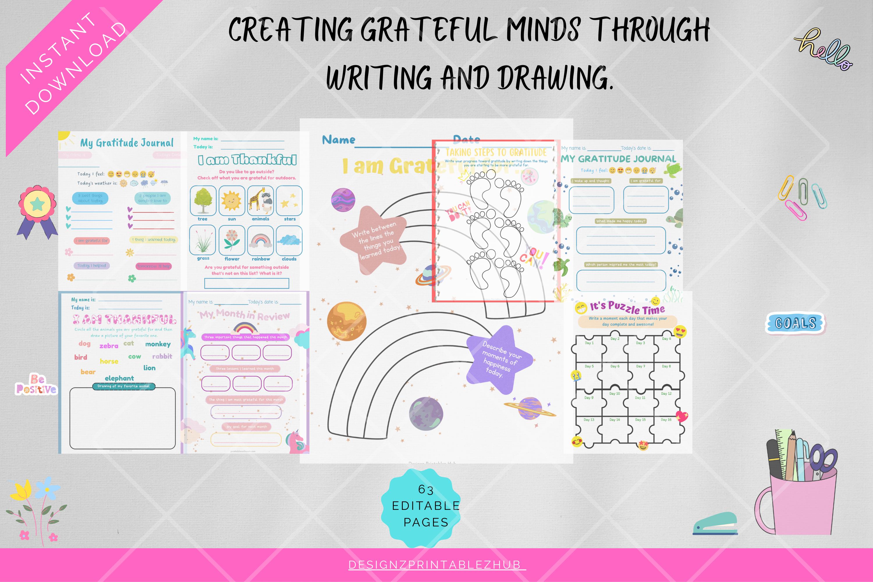 Sprinkled With Thanks: A Kid’s Gratitude Journal - Etsy